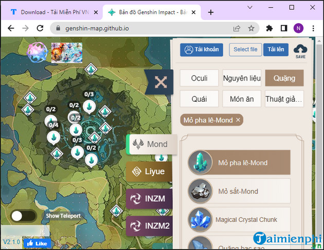 Genshin Impact Map là gì ? Cách xem và sử dụng