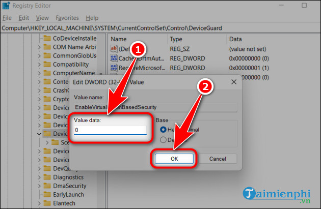 Cách bật tắt VBS Windows 11, tăng hiệu suất trên máy tính