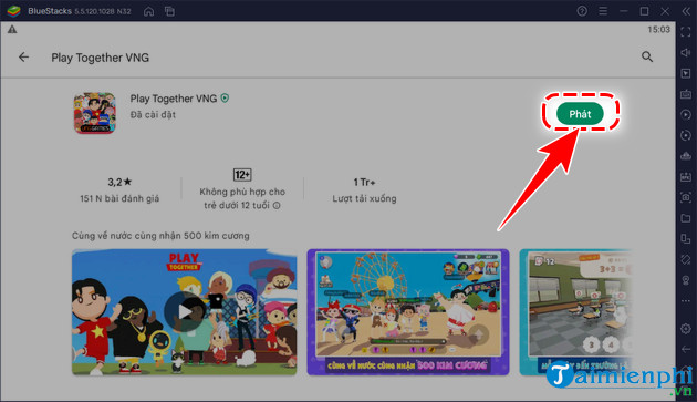 Hướng dẫn chơi Play Together VNG trên Bluestacks, phần mềm giả lập and