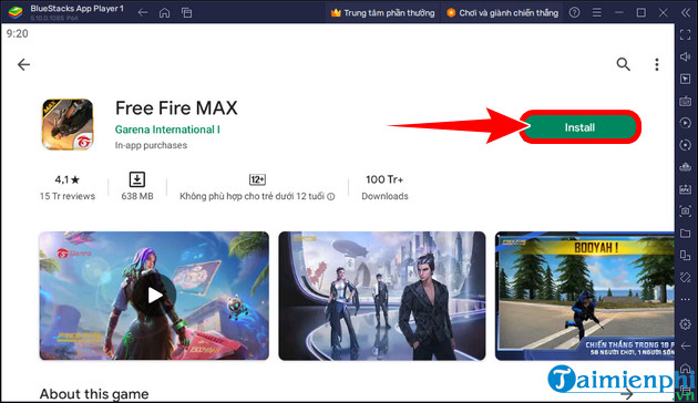 Cách tải và chơi FF MAX OB38 trên máy tính PC