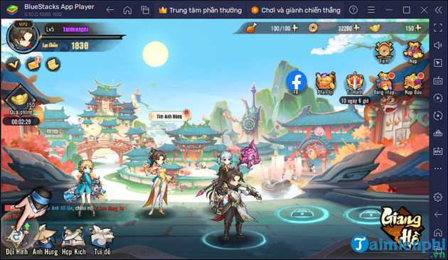 Cách cài Thiếu Niên Anh Hùng APK chơi game trên PC