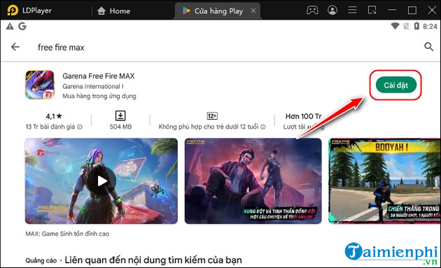 Cách chơi Free Fire Max trên LDPlayer với hình ảnh sắc nét