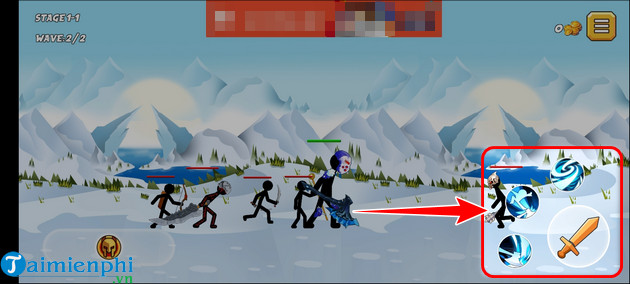 Cách tải và chơi Stickman Legacy Giant War trên điện thoại Android, iO