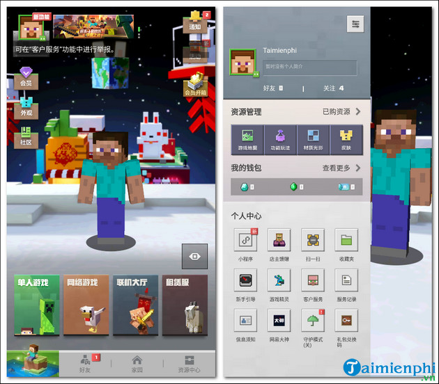 Link tải Minecraft Trung Quốc APK cho điện thoại Android, iOS