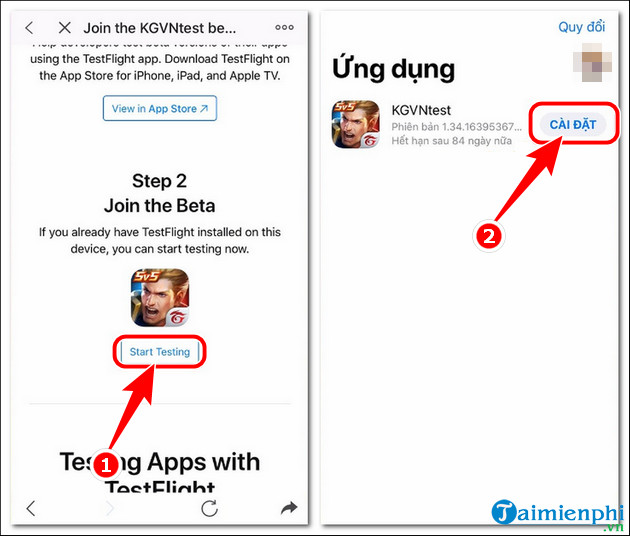 Link tải Máy Chủ Thử Nghiệm Liên Quân iOS và Android mới nhất