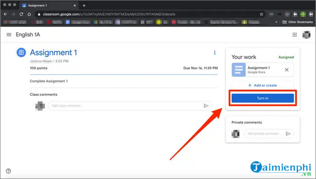 2 Cách nộp bài trên Google Classroom qua điện thoại và máy tính