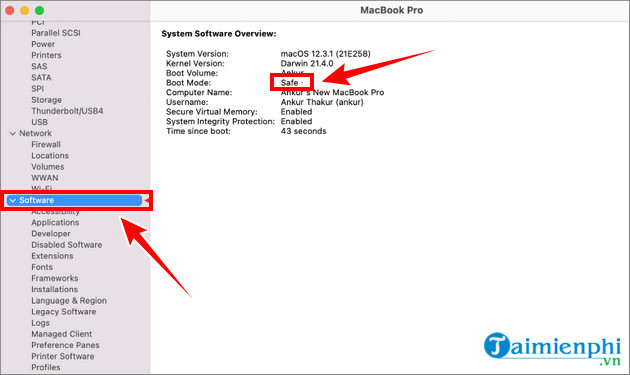 Cách thoát khỏi chế độ Safe Boot Macbook truy cập máy tính đơn giản nh