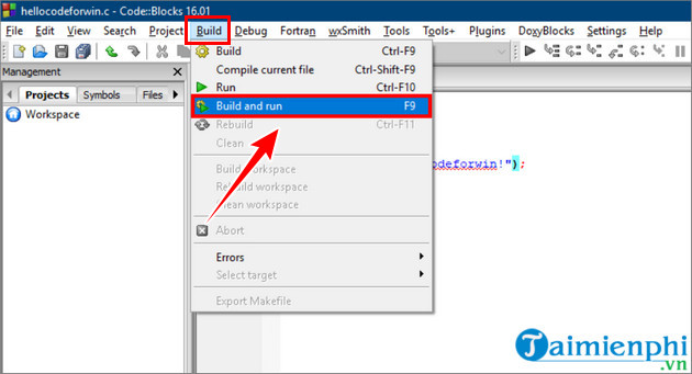 Cách sử dụng Code Blocks viết chương trình C, C++