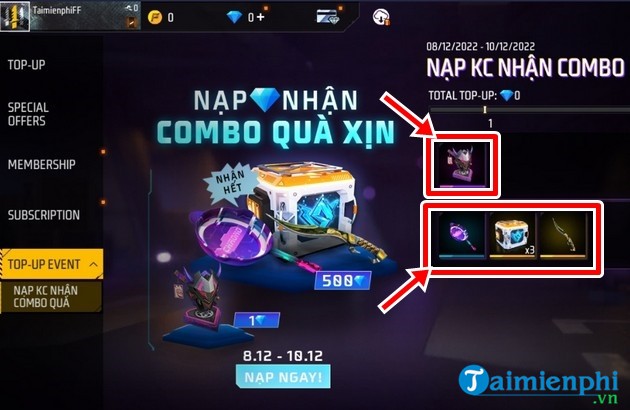 Cách mua kim cương trong Free Fire Max để nhận emote miễn phí