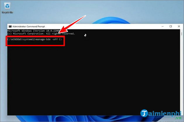 Cách tắt BitLocker trên Windows 11, tắt mã hóa ổ cứng