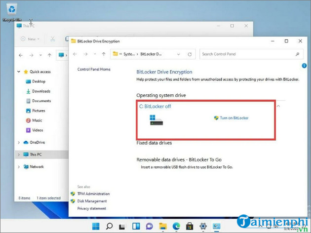 Cách tắt BitLocker trên Windows 11, tắt mã hóa ổ cứng