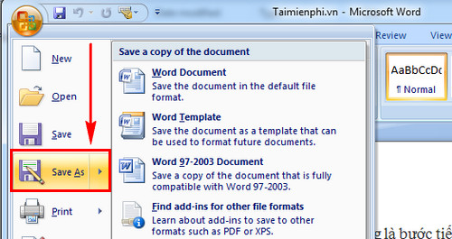 Mở file PDF trên Word 2016, 2013, 2010, 2007, 2003