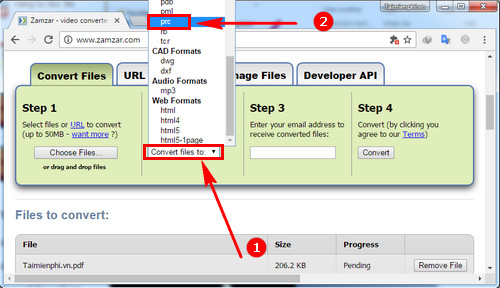 Cách chuyển file PDF sang PRC nhanh nhất