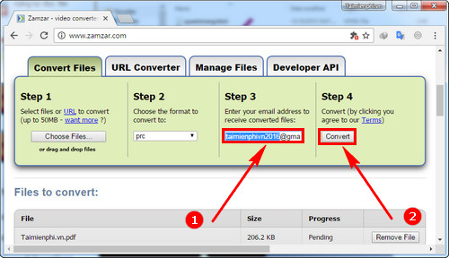 Cách chuyển file PDF sang PRC nhanh nhất