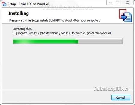Cài PDF to Word Converter, sử dụng Solid Pdf to Word chuyển PDF sang W