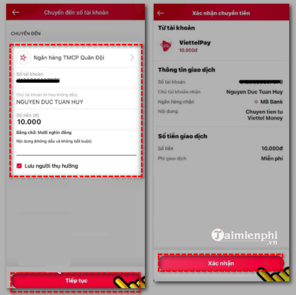 Cách chuyển tiền Viettel Money qua số điện thoại, tin nhắn, tài khoản,