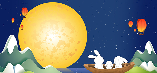 Background Trung Thu đẹp, mẫu phông tết Trung Thu độc đáo
