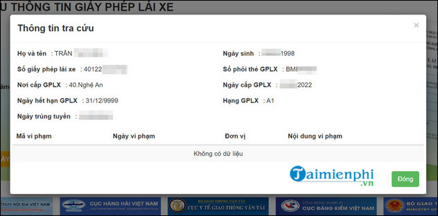 Cách Tra cứu GPLX 2023, xem thông tin Giấy phép lái xe