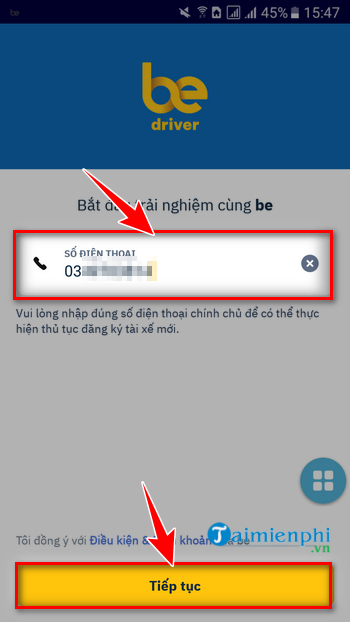 Cách đăng ký đối tác chạy beBike, beCar, đăng ký tài xế chạy Be
