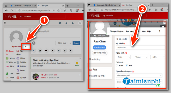 Cách tạo tài khoản VCNET, đăng ký tài khoản tài khoản VCNET