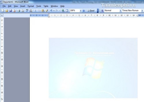 Cách đóng dấu bản quyền cho Word, chèn Watermark 2016, 2013, 2010, 200