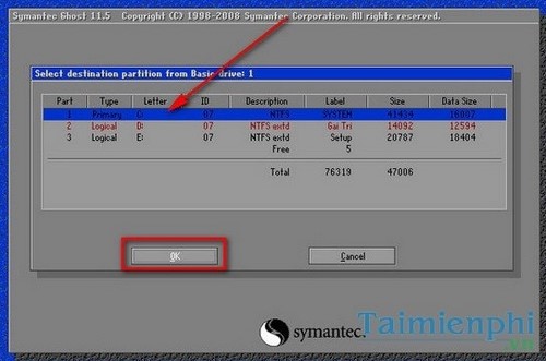 Cách ghost Windows XP bằng đĩa Hiren Boot's CD