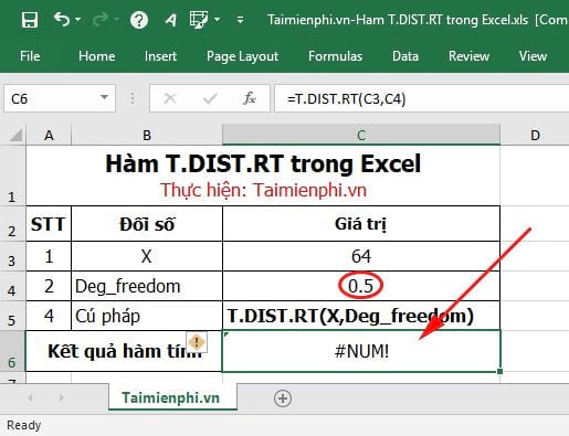 H m T DIST RT Trong Excel C Ph p V C ch D ng H m T DIST RT