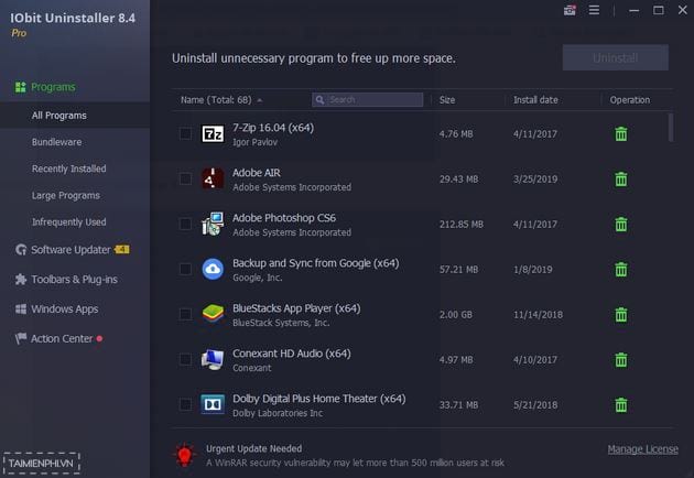 (Giveaway) Bản quyền miễn phí IObit Uninstaller 2019