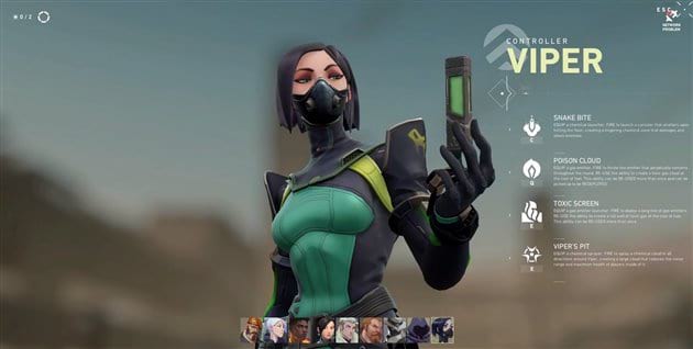 Cách sử dụng sức mạnh và kỹ năng Viper trong Valorant