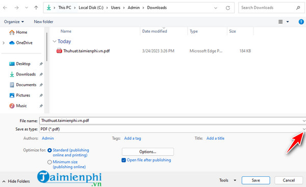 Cách tạo file PDF trên máy tính từ Word, trực tuyến