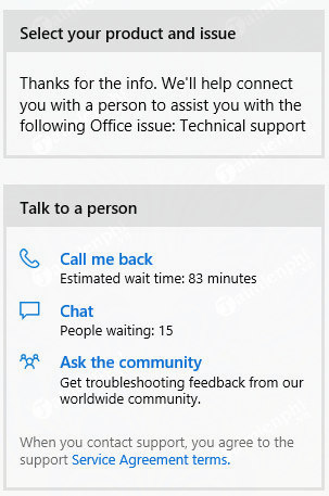 Cách chat với Support của Microsoft, nhân viên hỗ trợ, tư vấn