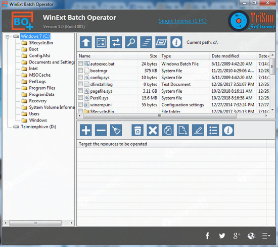 (Giveaway) Bản quyền miễn phí WinExt Batch Operator, hỗ trợ hiển thị v