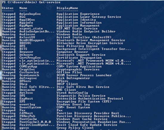 Các lệnh PowerShell hay, nhiều người dùng
