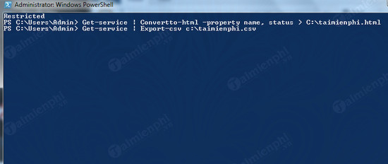 Các lệnh PowerShell hay, nhiều người dùng