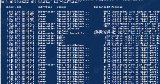 Các lệnh PowerShell hay, nhiều người dùng