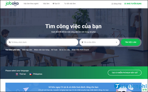 Top website tuyển dụng hàng đầu Việt Nam