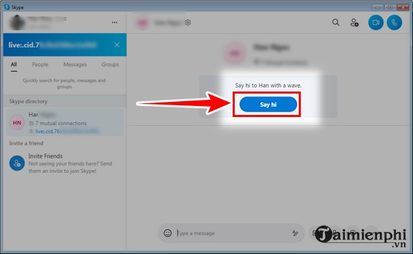 Cách kết bạn Skype bằng Skype ID trên PC đơn giản