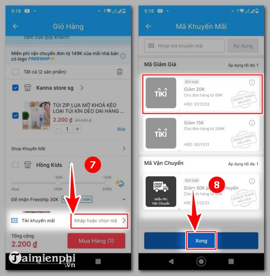 Cách đặt và hủy đơn hàng Tiki, dịch vụ mua sắm trực tuyến