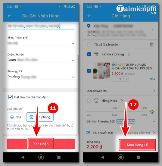 Cách đặt và hủy đơn hàng Tiki, dịch vụ mua sắm trực tuyến