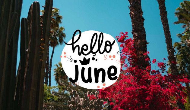Beautiful June images, welcoming the vibrant colors of the month.
