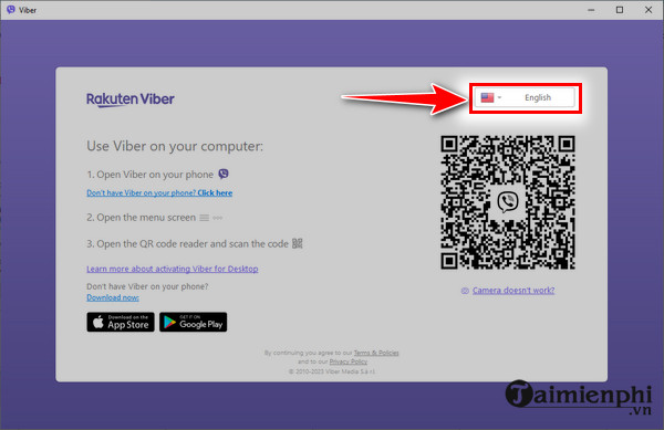 Cách đăng nhập Viber trên máy tính, laptop bằng mã QR, không cần điện