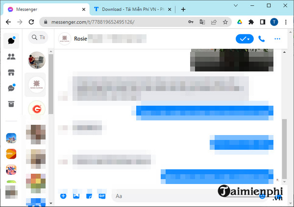 Facebook Messenger có phiên bản trên Web rất tiện dụng