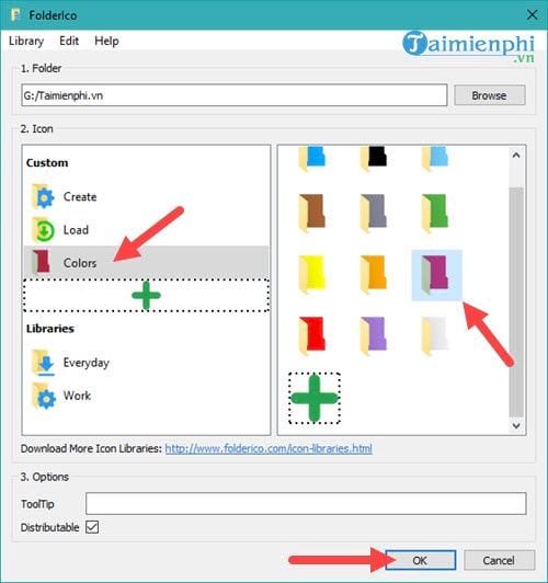 Cách đổi màu, giao diện thư mục với Folderico