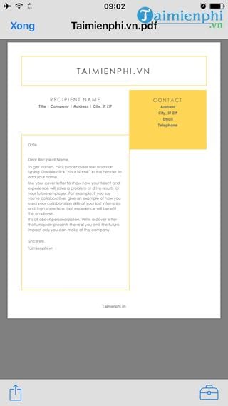 Mở file PDF trên điện thoại iPhone, iPad