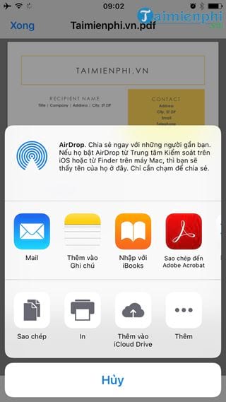 Mở file PDF trên điện thoại iPhone, iPad