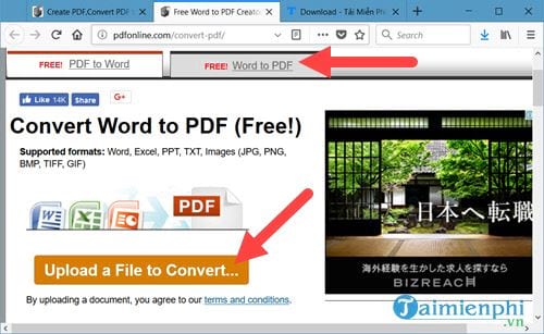 Chuyển đổi Word sang PDF trực tuyến miễn phí nhanh nhất