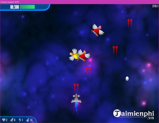 Tải và chơi game Bắn Gà 3 phiên bản Giáng sinh, Noel, Chicken Invader