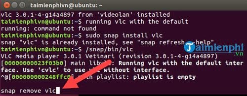 Cách cài VLC trên Ubuntu