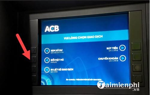 Đổi mật khẩu ATM ACB, thay password thẻ atm ngân hàng ACB