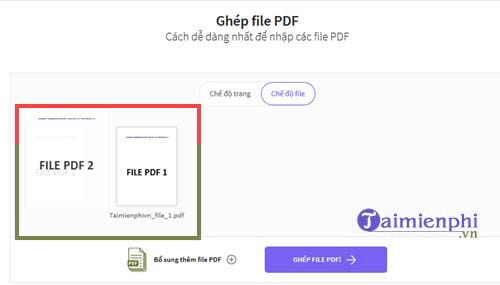 Cách nối file PDF không cần dùng phần mềm